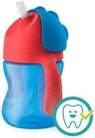 Philips AVENT Hrneček s ohebným brčkem 200 ml chlapec