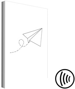 Obraz Papírové letadlo (1 panel) na výšku
