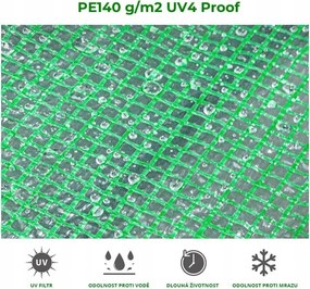 Velaco Náhradní fólie PTF 03W, 3x2 m, na zahradní fóliovník, bílá