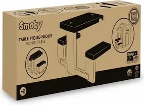 SMOBY Stoleček Life zeleno-šedá / se 2 lavicemi / 81 × 54 × 49 cm / od