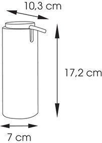 Gedy, ALTEA dávkovač mýdla na postavení, bambus, AL8035