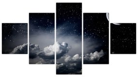 Obraz - Hvězdná obloha (125x70 cm)