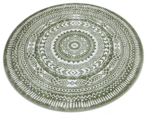 Kulatý koberec FUN Napkin zelený Rozměr: průměr 120 cm