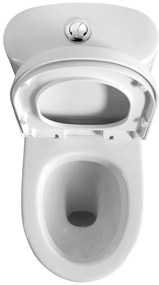 Aqualine PETIT WC kombi dětské 53 x 50 cm zadní spodní odpad bílá PT520