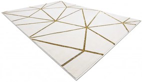 Dywany Łuszczów, Kusový koberec Emerald 1013 cream and gold, 200x290, bílá, kancelář