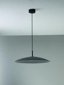 LED černo-kouřový designový lustr Polifemo