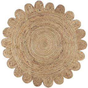 IB Laursen Jutový koberec FLOWER 120 cm