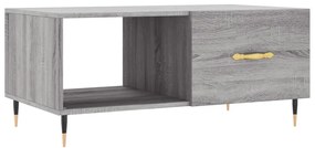 Konferenční stolek šedý sonoma 90 x 50 x 40 cm kompozitní dřevo - Default Title