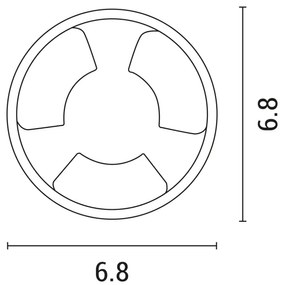 LED Zápustné svítidlo LED/3W/12V IP65