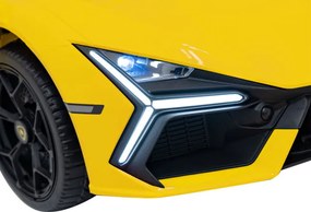 Elektrické autíčko Lamborghini Revuelto žluté