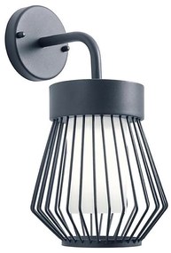 Redo 9843 - Venkovní nástěnná lampa TITTI 1xE27/42W/230V IP44 antracit