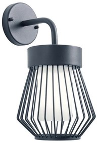 Redo 9843 - Venkovní nástěnná lampa TITTI 1xE27/42W/230V IP44 antracit