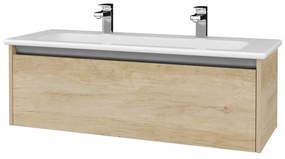 Dřevojas Koupelnová skříň BONO SZZ 120 (umyvadlo Euphoria) Varianta: N01 Bílá lesk / D03 Cafe