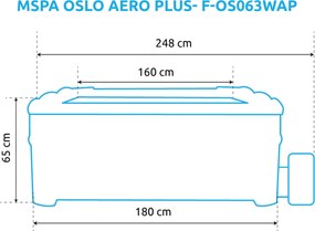Mspa | Vířivý bazén MSPA Oslo Aero Plus F-OS063WAP | 11400304