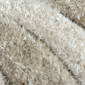 Kusový koberec Indulgence Velvet Carved Natural, 80x150, béžová, obývacia izba, Flair Rugs