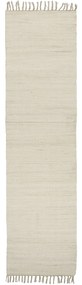 IB LAURSEN Bavlněný běhoun na podlahu Cream 250 x 60 cm, krémová barva, textil