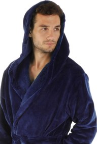 Župan s kapucí Siena tmavě modrý 31 56 5952 - S