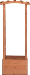 vidaXL Truhlík s trelážovým obloukem 49 x 39 x 117 cm jedlové dřevo [316391]