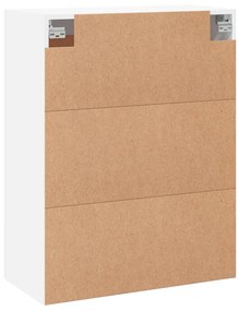 Nástěnné skříňky 2 ks bílé kompozitní dřevo,  3198017