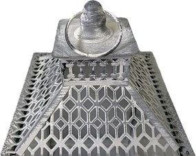 PRODEX IMPORT Lampa šedá patina kov se sklem 25139