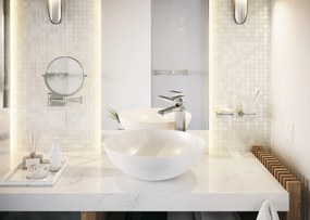 Hansgrohe AddStoris, kosmetické zrcadlo Ø188 mm, chromová, HAN-41791000