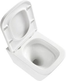 Závěsný set GEBERIT Duofix Basic+ WC mísa Erga Mery+ 51x36 cm + WC sedátko + splachovací tlačítko, bílá, GEBERIT-MERY-TO2-WH-SET1