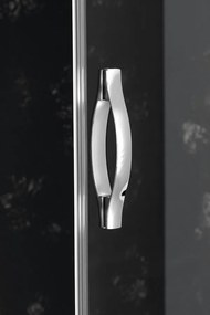 Gelco SIGMA SIMPLY čtvrtkruhová sprchová zástěna 800x800 mm, R550, čiré sklo GS5580 GS5580