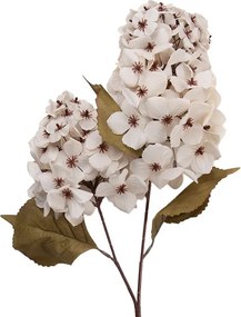 Dekorace umělá květina hortenzie s bílým květem - 12*12*90 cm