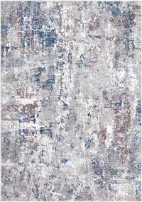 Moderní kusový koberec abstraktní Charleston AE11C Světle šedý Rozměr: 200x290 cm