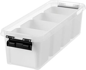 Smartstore Box s víkem ClipBox, 38 × 14 × 11 cm, 3,5 l, bílá