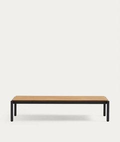 Zahradní konferenční stolek z teakového dřeva 63x149 cm Sorells – Kave Home
