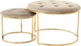 XXXLutz SADA TABURETŮ, 40/60/32/41/40/60 cm MID.YOU - Taburety - 005937038703