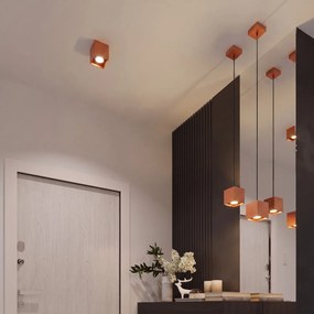 Sollux Lighting Nástěnné svítidlo QUAD 1 okrově červené