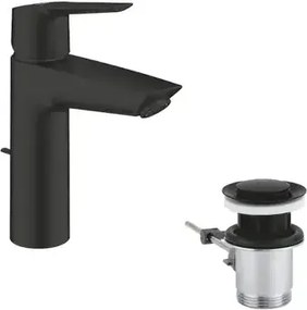 Grohe QuickFix Start - Umyvadlová baterie s výpustí matná černá