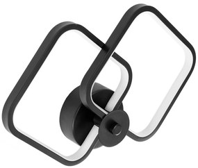 Toolight, LED nástěnné svítidlo APP1044-W, černá, OSW-09845