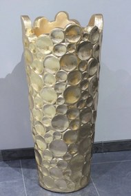 Zlatá exkluzivní vysoká váza HILTON 79cm