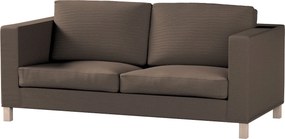 Potah na pohovku IKEA  Karlanda rozkládací, krátký barva hnědá látka pletený vzor