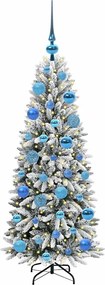 Umělý vánoční stromeček Bílá 120 cm PVC, plast, ocel a PE 3396028