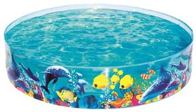 Dětský bazén s pevnou stěnou Bestway 183x38 cm moře Multicolor
