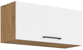 Kuchyňská linka VIGO b | 340x410 cm | PREMIUM BOX | UNI dvířka | lancelot/bílá lesk