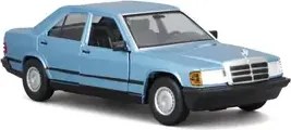 Bburago Mercedes-Benz 190 E 2.6 modrá metalíza 1:24 / od 3 let