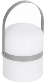 OnaDnes -20% Šedá plastová LED lampa Kave Home Ridley