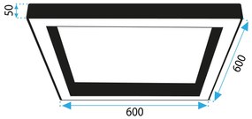 Toolight Křišťálové stropní svítidlo APP1284-C Black