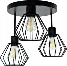 Lampa stropní svítidlo Stropní Lustr loft Brylant Drát S