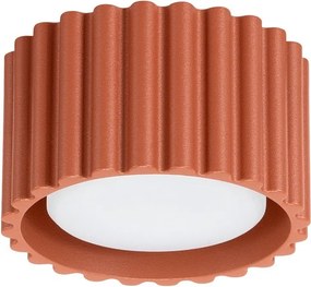 Kovové bodové svítidlo v terakotové barvě ø 10 cm Zora – Sollux
