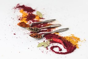 Tapeta chilli paprička a koření - 375x250 cm