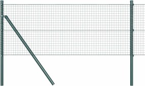 Zemní upevnění svařované drátěné ploty 10 x 0,4 m Zelená 3351677