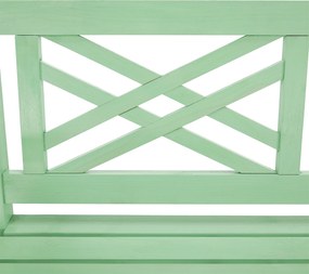 Dřevěná zahradní lavička, neo mint, 124 cm, FABLA