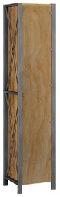 Massive home | Vysoká koupelnová skříňka Portland masiv borovice MH740W