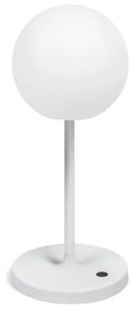 Zahradní stolní lampa mimoza 40 cm bílá MUZZA
